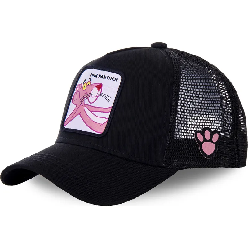 Capslab Pink Panther PANT6 Black Trucker Hat: Caphunters.it