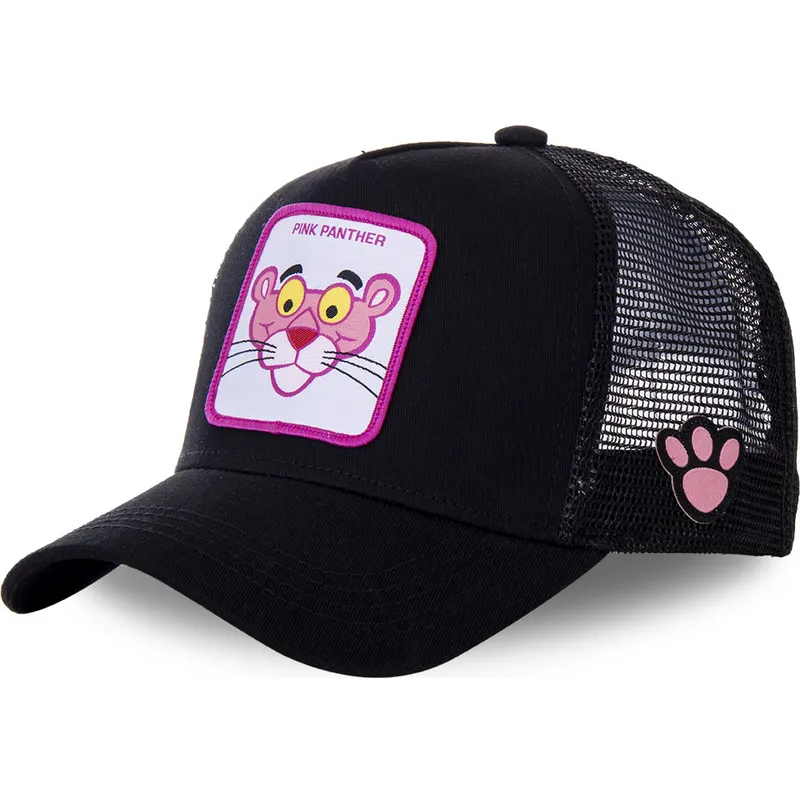 Capslab Pink Panther PANT7 Black Trucker Hat: Caphunters.it