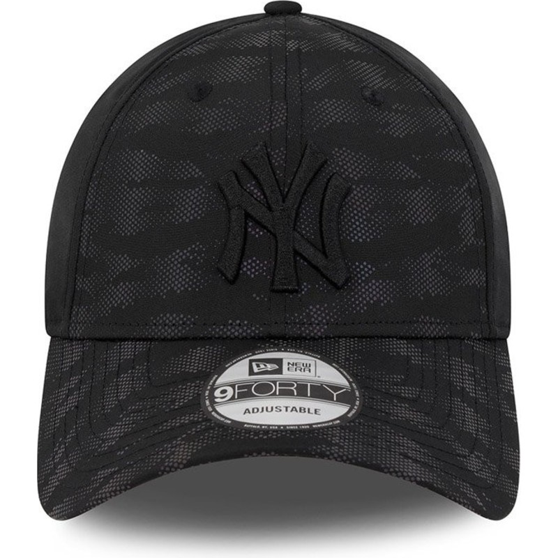 New Era Curved Brim 9FORTY Reflective Pack New York Yankees MLB Black ...