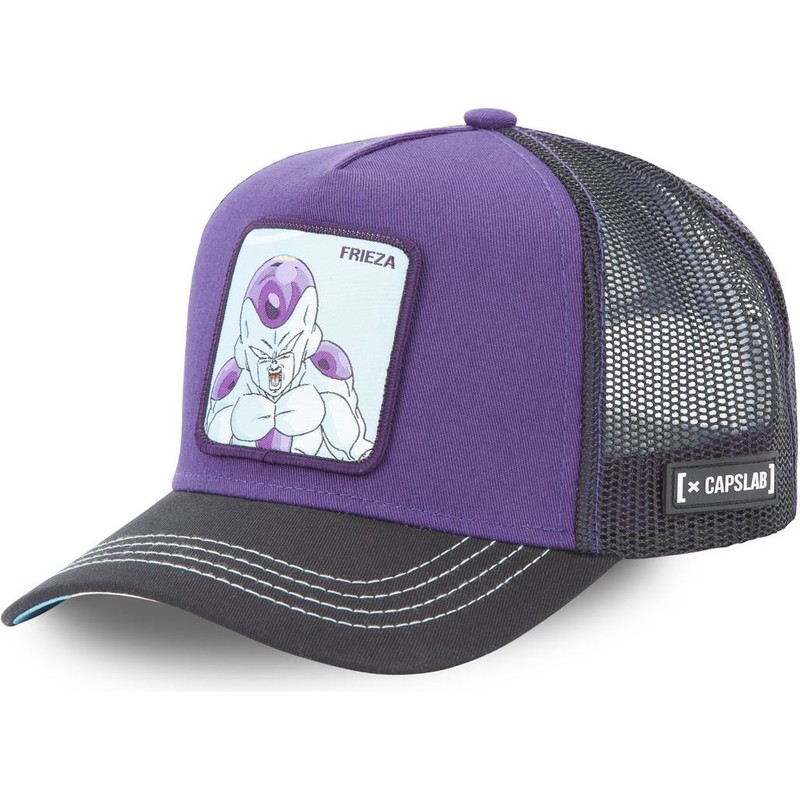 Capslab Frieza DBS2 FRE2 Dragon Ball Purple and Black Trucker Hat ...