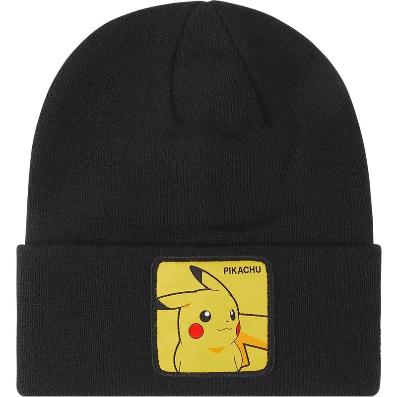 Capslab Pikachu BON PIK1 Pokémon Black Beanie: Caphunters.it