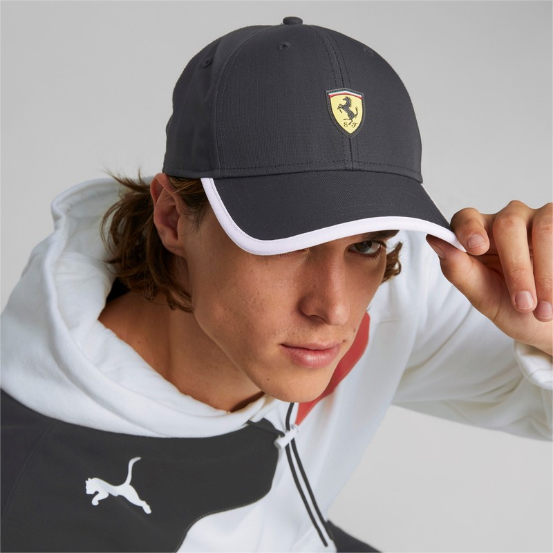 Puma Curved Brim SPTWR Race BB Ferrari Formula 1 Black Adjustable Cap ...
