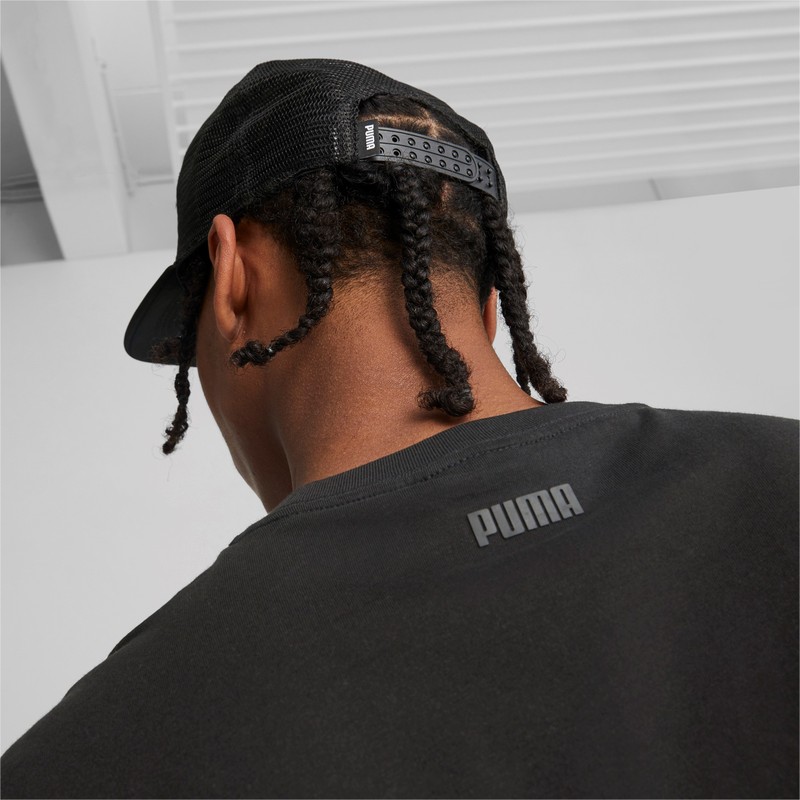 Puma Basketball Black Snapback Trucker Hat: Caphunters.it