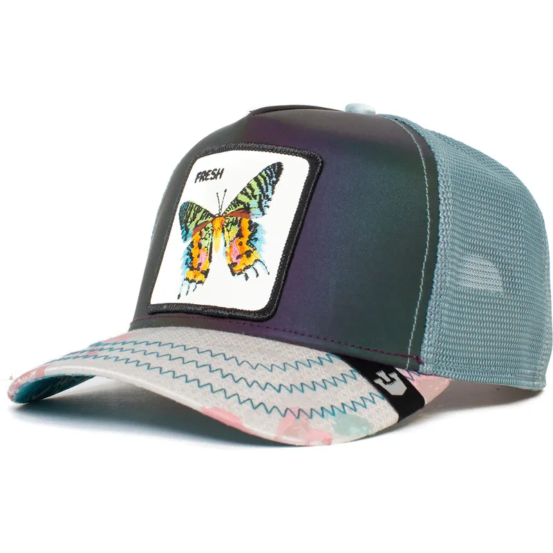 Cappellino trucker grigio farfalla Fresh Phresh with an F The Farm di ...