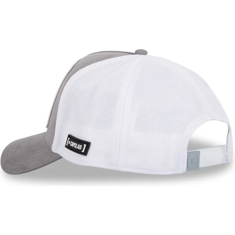 Capslab Bugs Bunny LOO9 BUG Looney Tunes Grey and White Trucker Hat ...