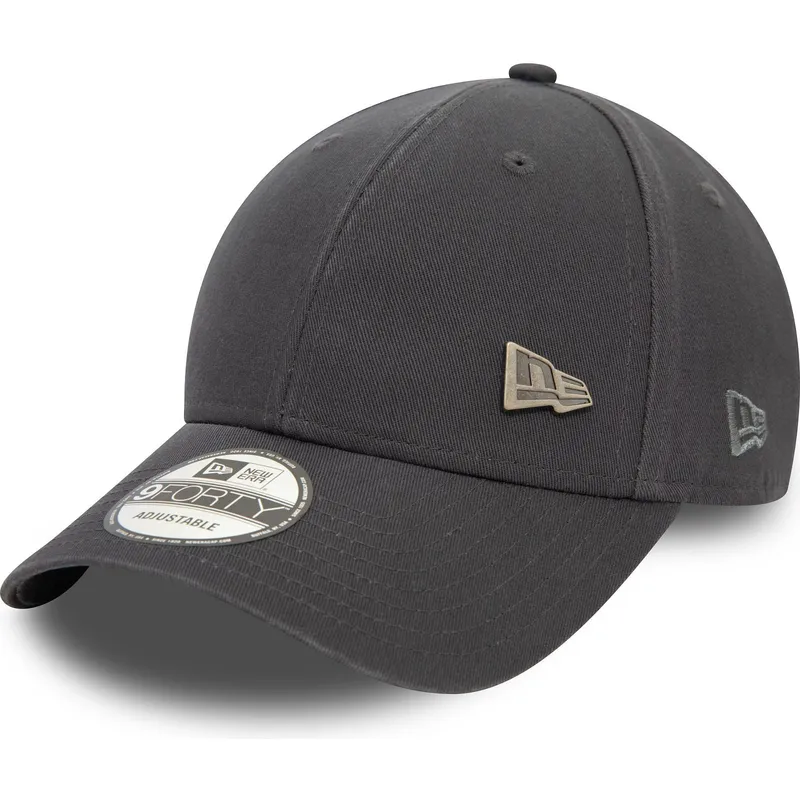 Cappellino grigio regolabile 9FORTY Pin di New Era: Caphunters.it